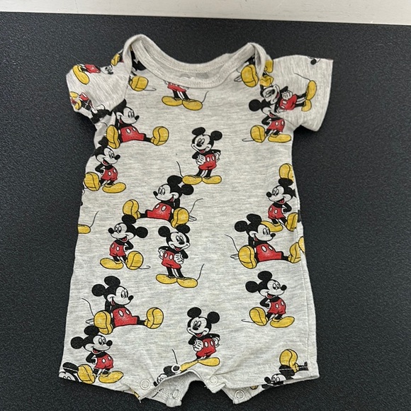 Disney | One Pieces | Disney Mickey Mouse Gray One Piece | Poshmark